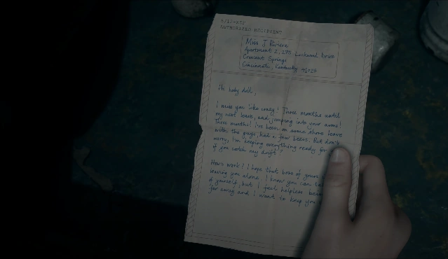Private Miller's Letter | The Dark Pictures Wiki | Fandom