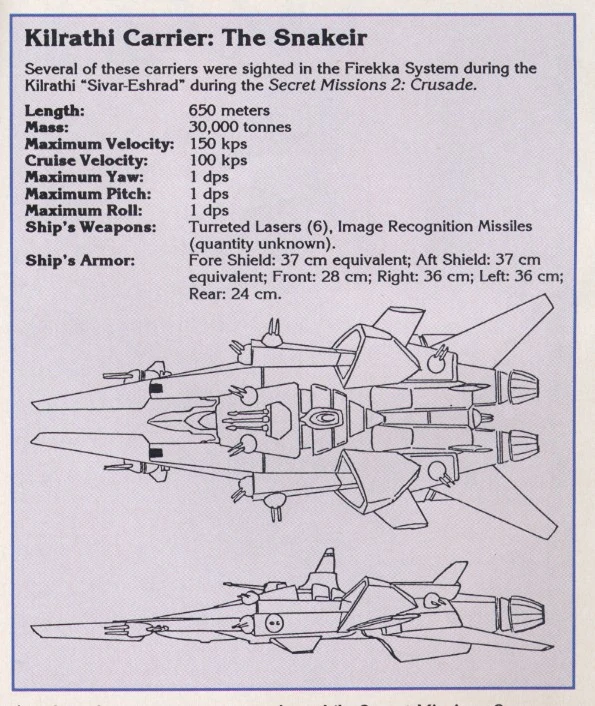 Kilrathi Empire "Snakeir" Carrier | Thedemonapostle's RPG Collections ...