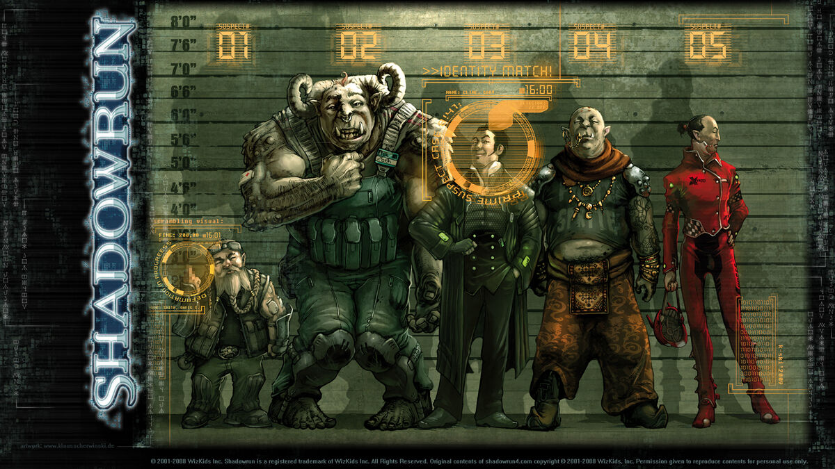 Shadowrun Races | Thedemonapostle's RPG Collections Wiki | Fandom