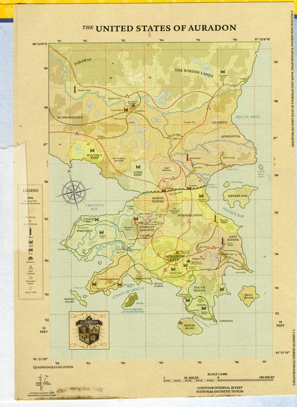 The 19 Regions of Auradon | Descendants Wiki | Fandom