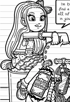 dork diaries coloring pages mackenzie and nikki
