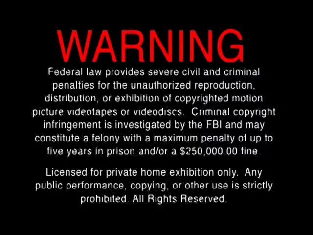 TVB/Tai Seng Entertainment Warning Screens | The FBI Warning Screens ...