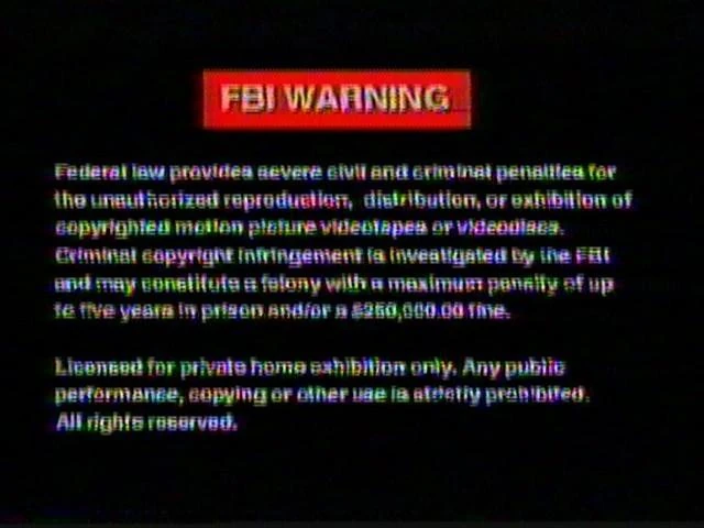 Gaiam Warning Screen | The FBI Warning Screens Wiki | Fandom