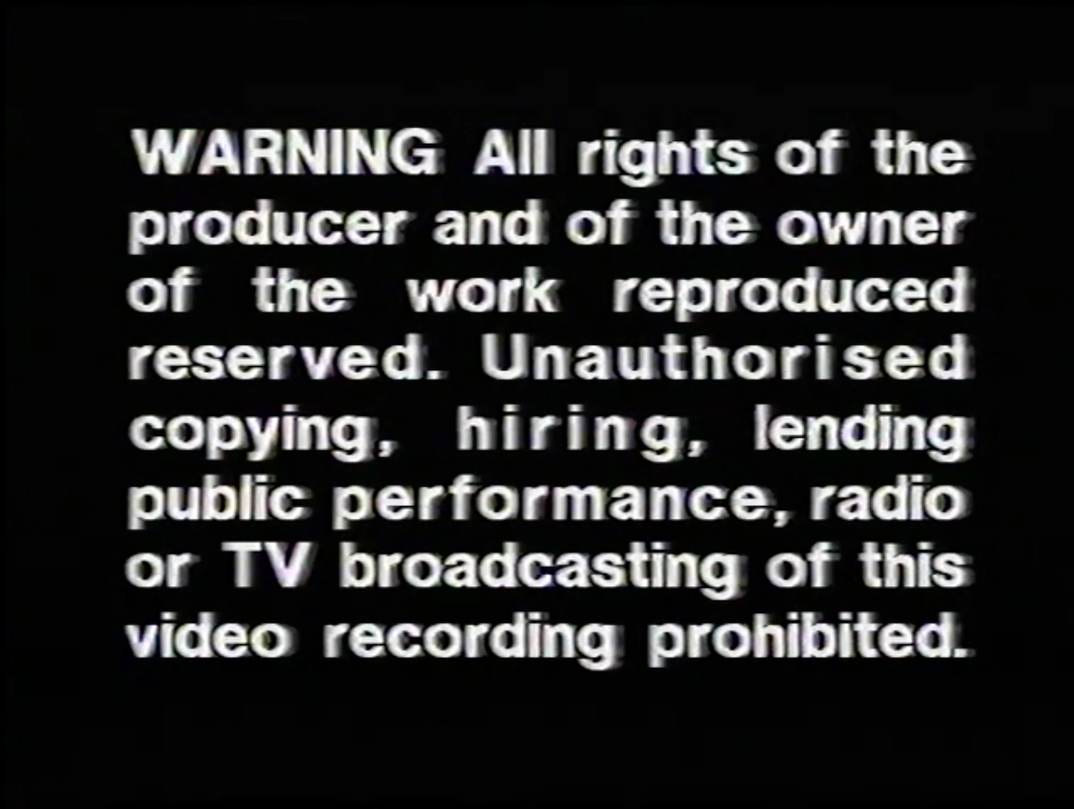 PolyGram Video Warning Screen | The FBI Warning Screens Wiki | Fandom