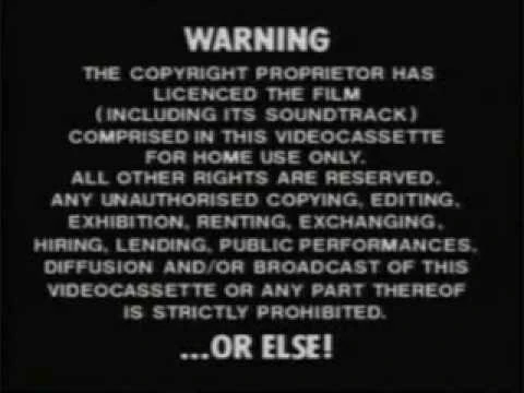 Palace Video Warning | The FBI Warning Screens Wiki | Fandom