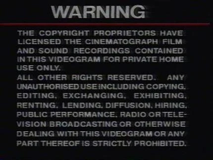 SVS/Triumph Warning Screen | The FBI Warning Screens Wiki | Fandom