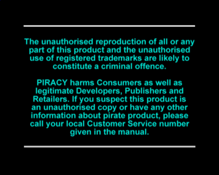Video Game Anti-Piracy Advices | The FBI Warning Screens Wiki | Fandom