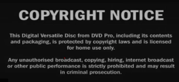 DVD Pro Warning Screen | The FBI Warning Screens Wiki | Fandom