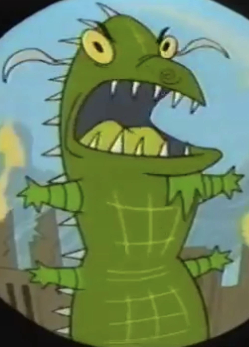 Four-Armed Reptile Monster | The Fluffy Bunch Wiki | Fandom