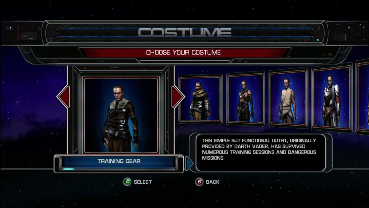 Costumes | The Force Unleashed Wiki | Fandom