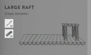 Large Raft - Official The Forest Wiki