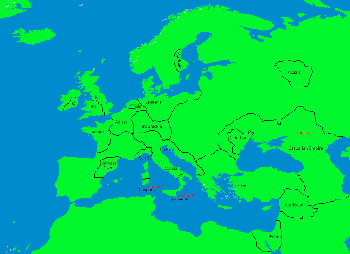 Players, Turns and Map - Actual Game (TAF) | TheFutureOfEuropes Wiki ...
