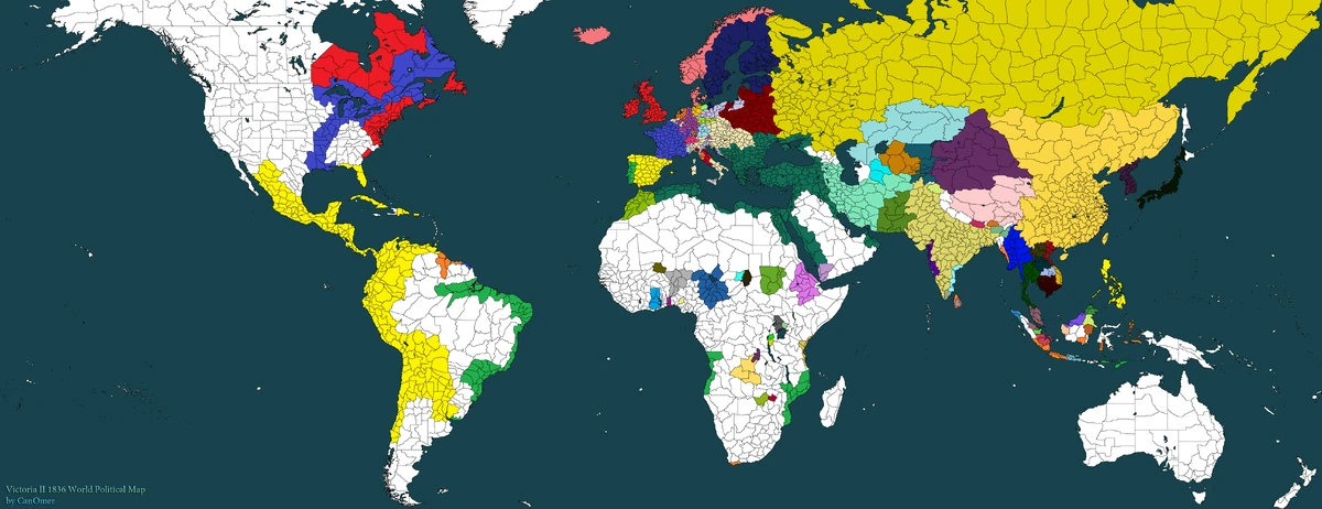 World in 1716 - Map game | TheFutureOfEuropes Wiki | Fandom