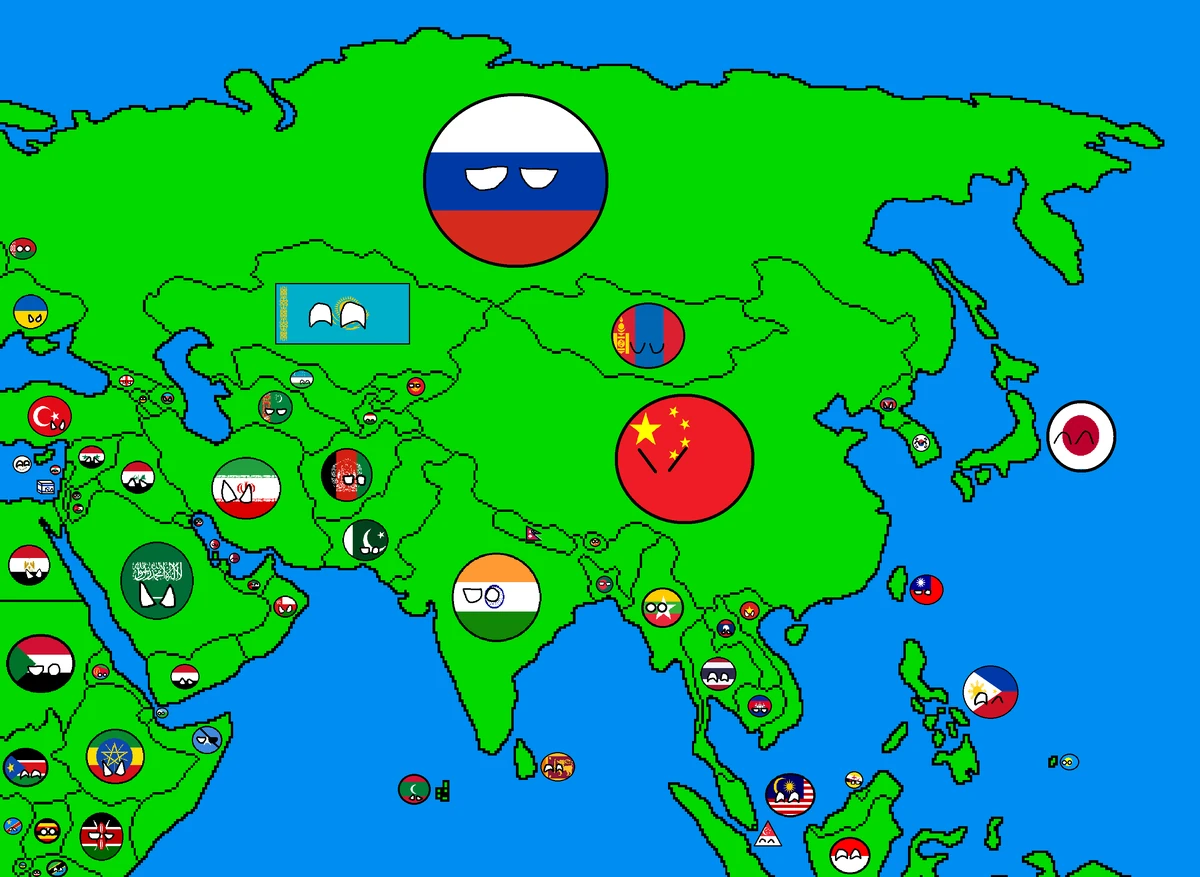 Alternate Future of Asia in Countryballs (Retzyn) | TheFutureOfEuropes ...