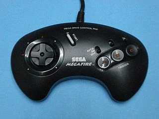 Sega Genesis Megafire Controller (Genesis) | Classic Game Room Wiki ...