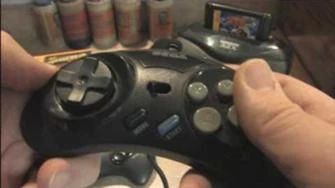Sega Genesis 6-Button MK-1470 Controller (Genesis) | Classic Game Room ...
