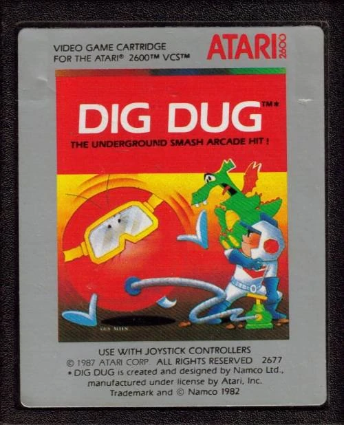 Dig Dug (Atari 2600) | Classic Game Room Wiki | Fandom