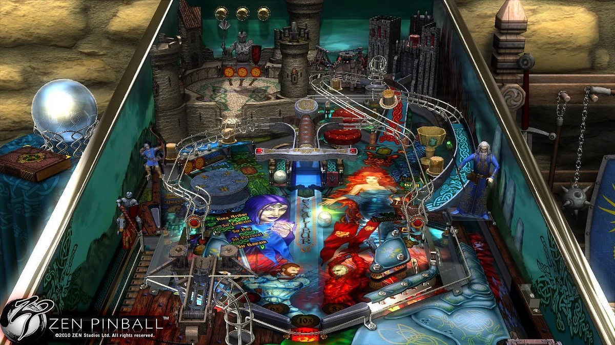 Zen Pinball: Excalibur (PS3) | Classic Game Room Wiki | Fandom