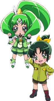 how to draw april from glitter force