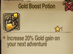 Gold Boost Potion | Thegreedycave Wikia | Fandom