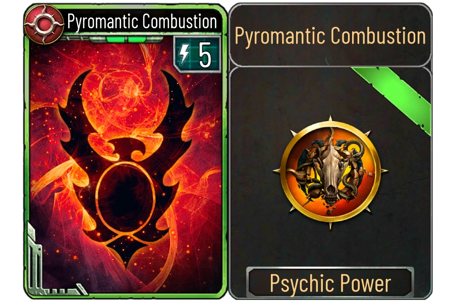 Pyromantic Combustion - Official Horus Heresy: Legions Wiki