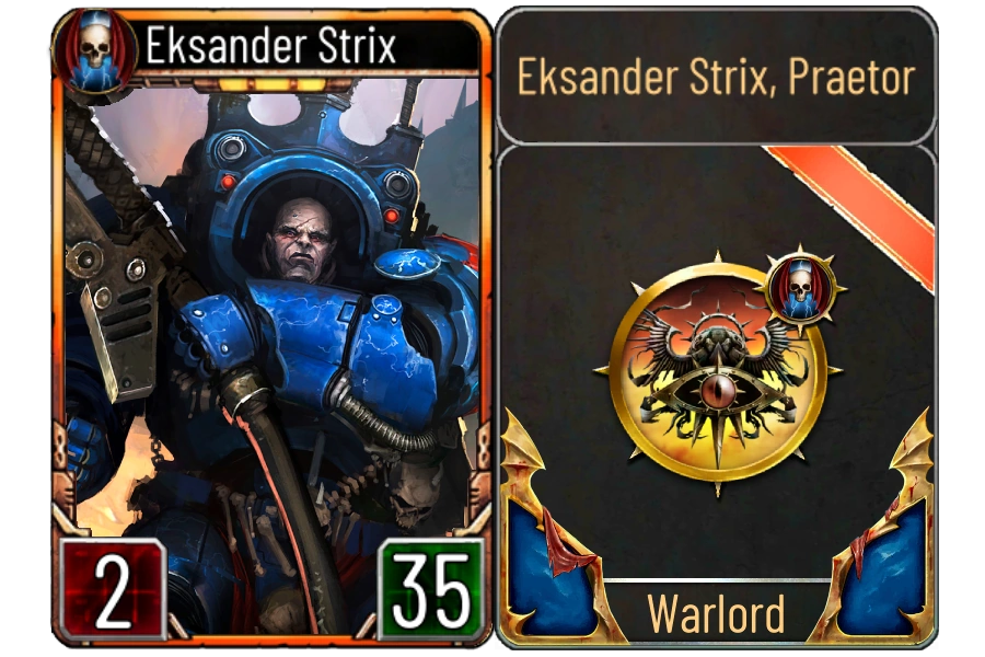 Eksander Strix - Official Horus Heresy: Legions Wiki