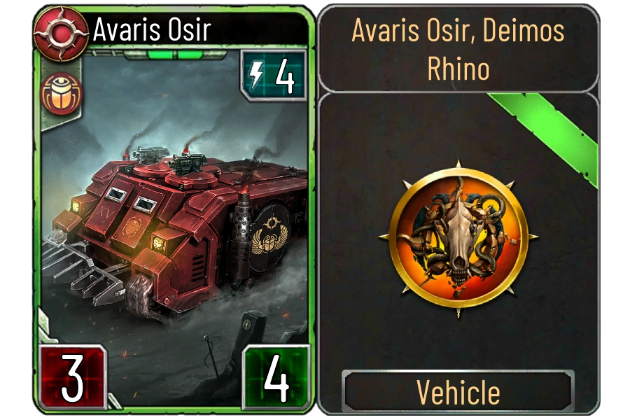 Avaris Osir - Official Horus Heresy: Legions Wiki