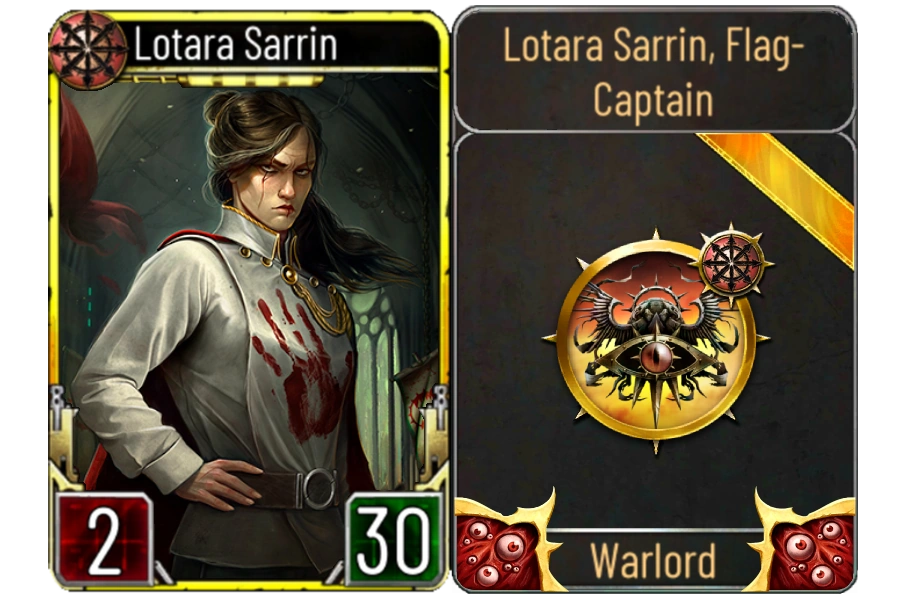 Lotara Sarrin - Official Horus Heresy: Legions Wiki