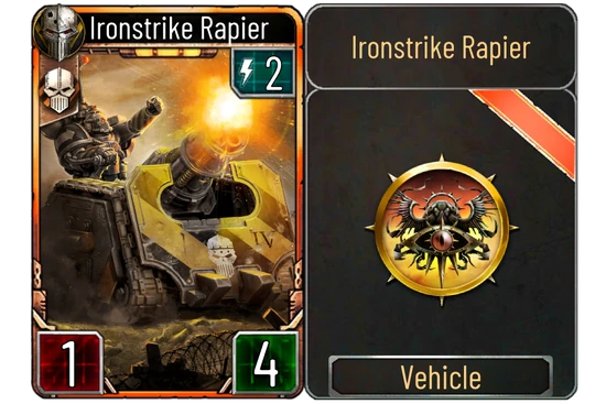 Ironstrike Rapier - Official Horus Heresy: Legions Wiki