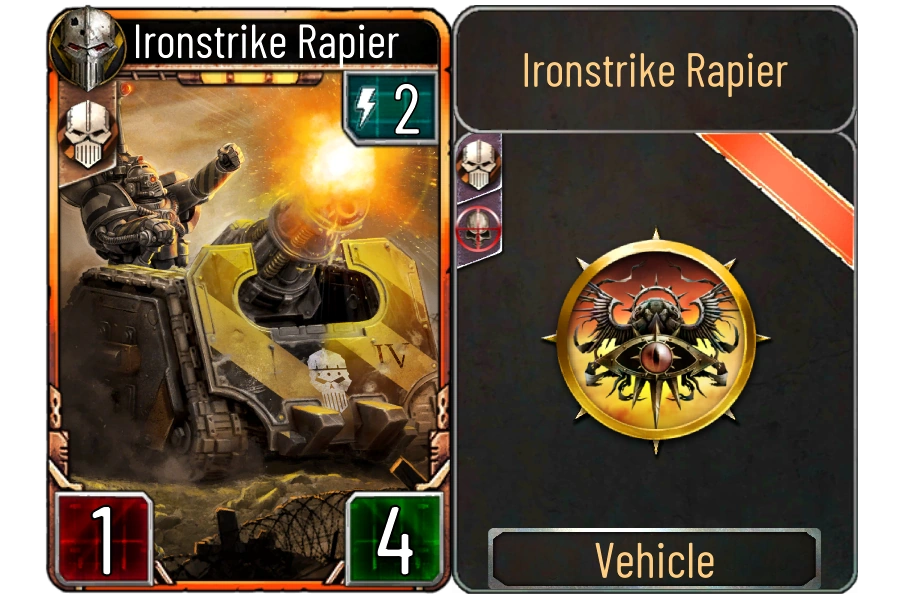 Ironstrike Rapier - Official Horus Heresy: Legions Wiki