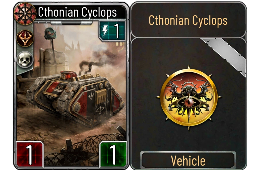 Cthonian Cyclops - Official Horus Heresy: Legions Wiki