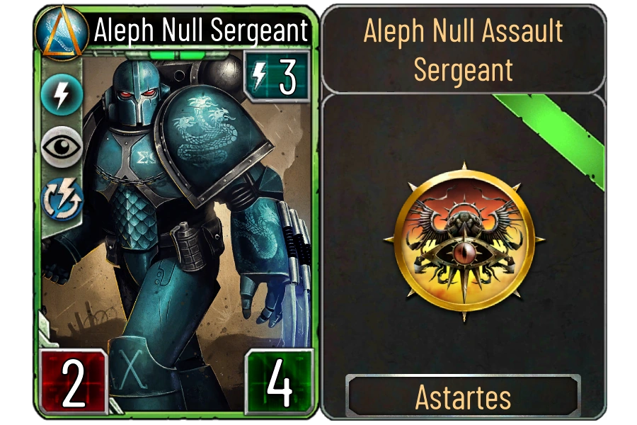 Aleph Null Sergeant - Official Horus Heresy: Legions Wiki
