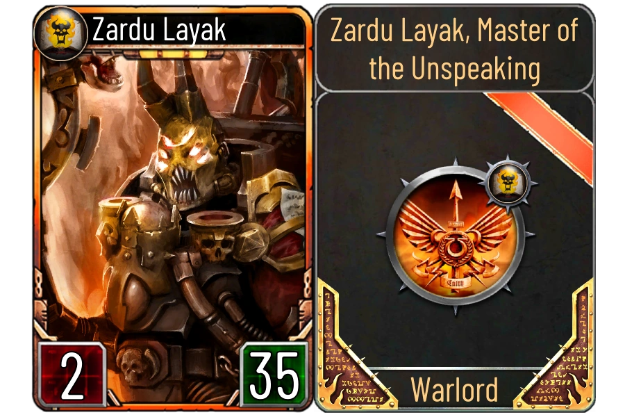 Zardu Layak (Legacy) - Official Horus Heresy: Legions Wiki
