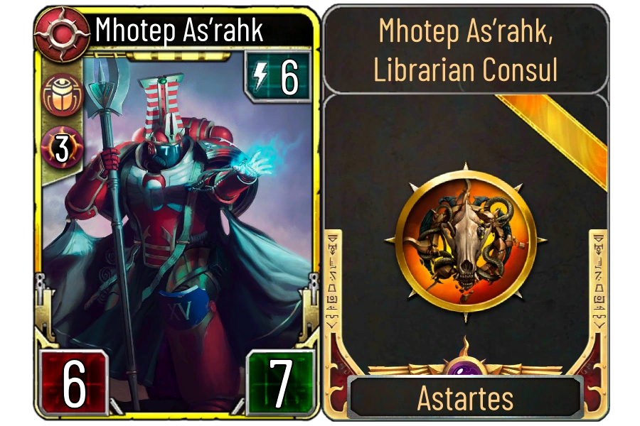 Mhotep As'rahk - Official Horus Heresy: Legions Wiki