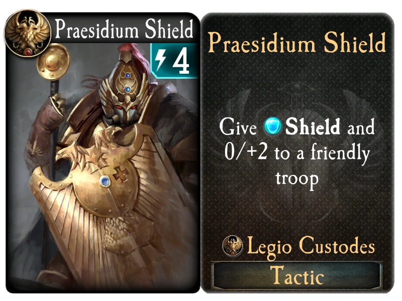 Praesidium Shield - Official Horus Heresy: Legions Wiki