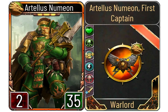 Artellus Numeon - Official Horus Heresy: Legions Wiki