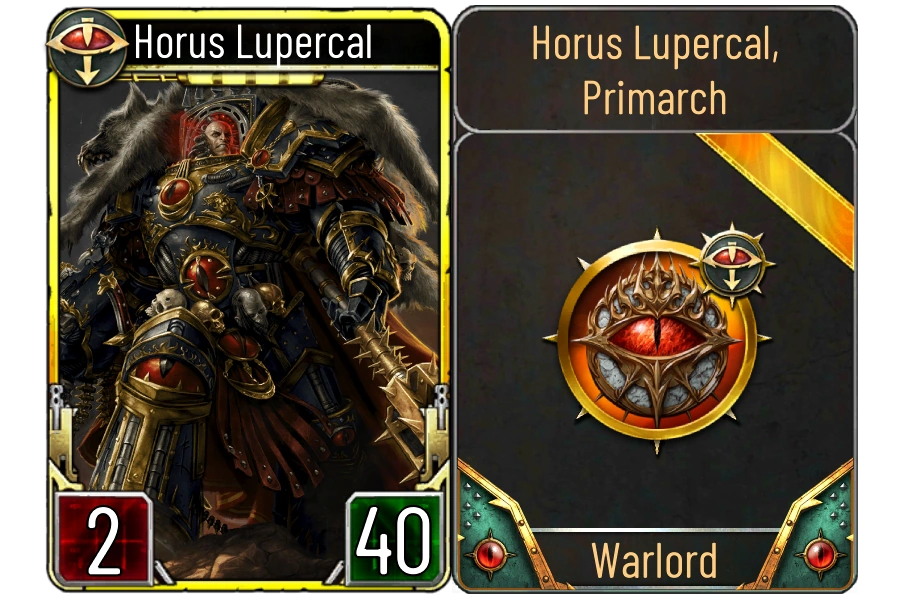 Horus Lupercal - Official Horus Heresy: Legions Wiki