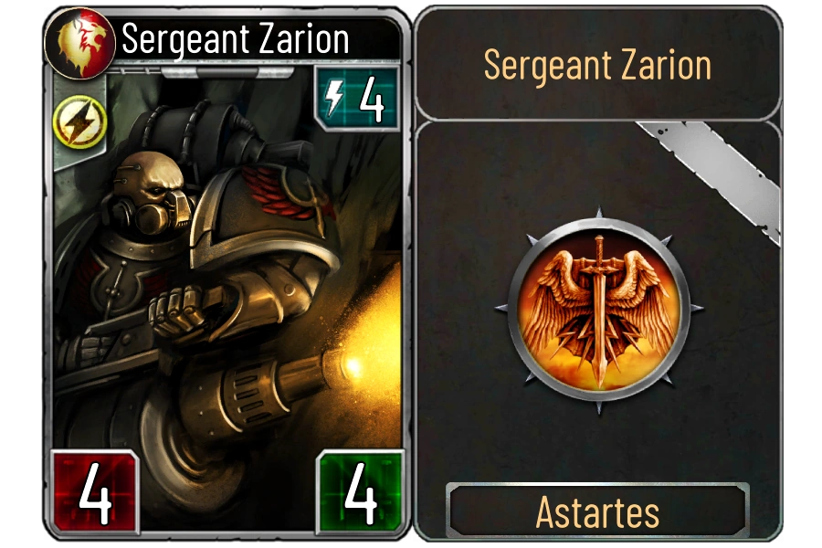 Sergeant Zarion - Official Horus Heresy: Legions Wiki