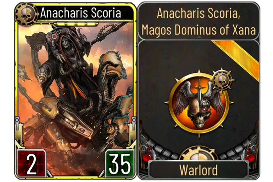 Anacharis Scoria - Official Horus Heresy: Legions Wiki