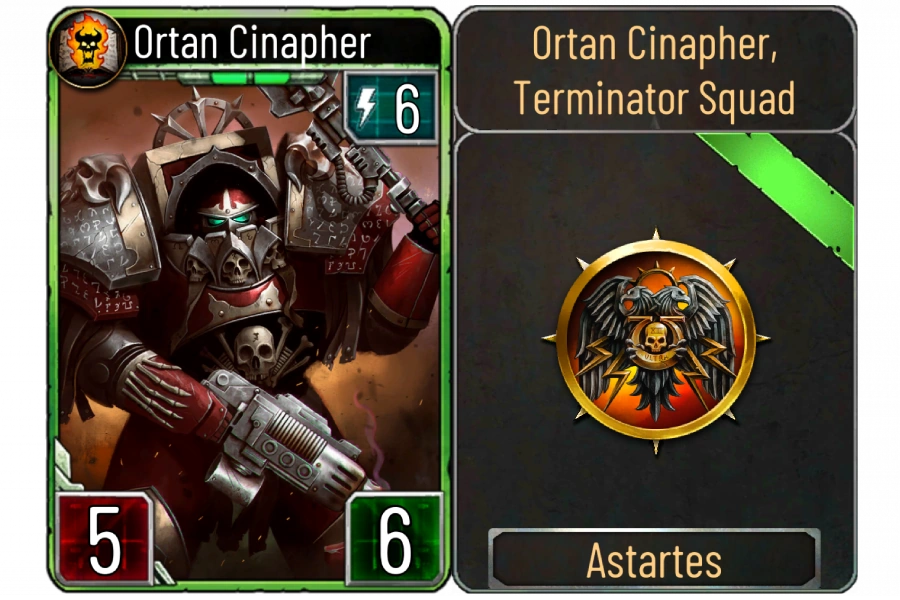 Ortan Cinapher - Official Horus Heresy: Legions Wiki