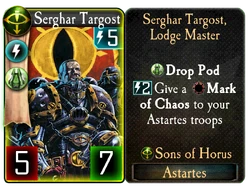 Serghar Targost - Official Horus Heresy: Legions Wiki