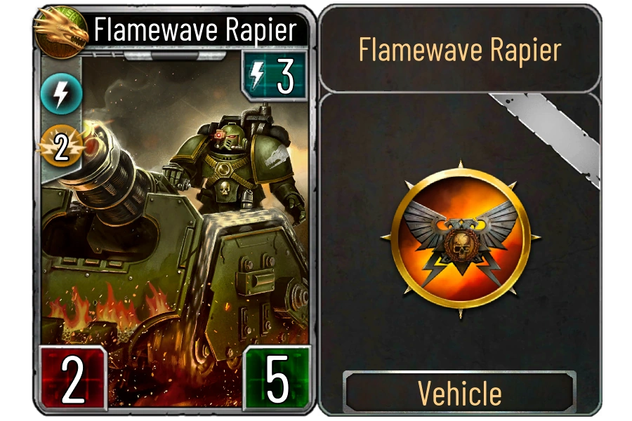 Flamewave Rapier - Official Horus Heresy: Legions Wiki