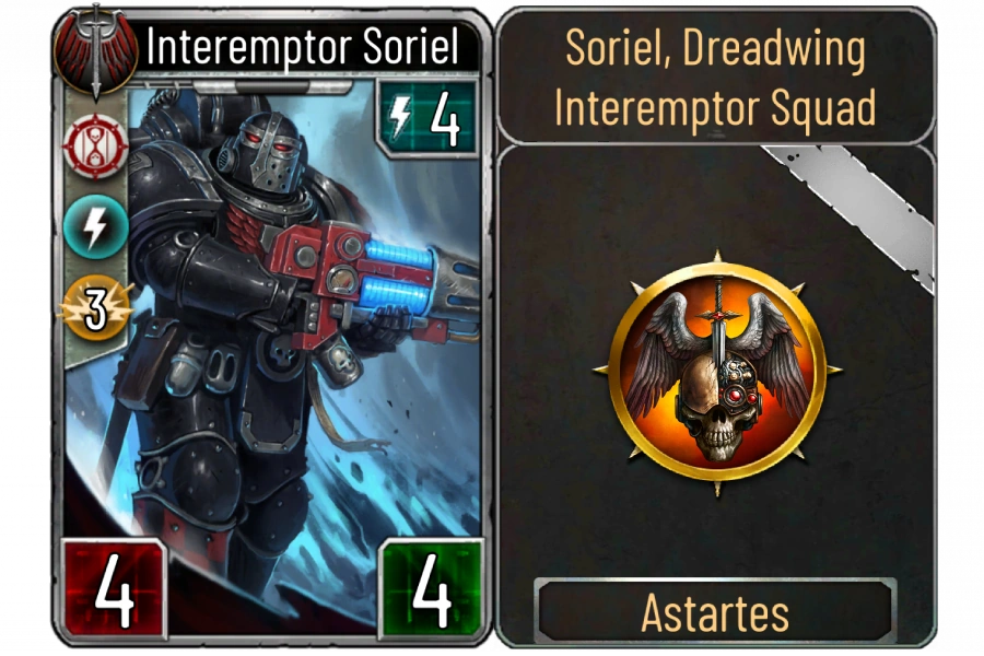 Interemptor Soriel - Official Horus Heresy: Legions Wiki