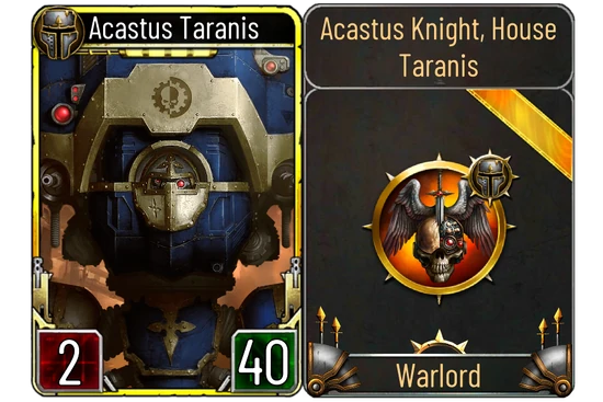 Acastus Knight - Official Horus Heresy: Legions Wiki