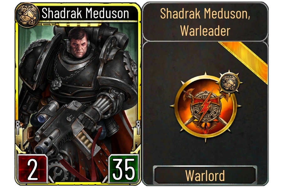 Shadrak Meduson - Official Horus Heresy: Legions Wiki