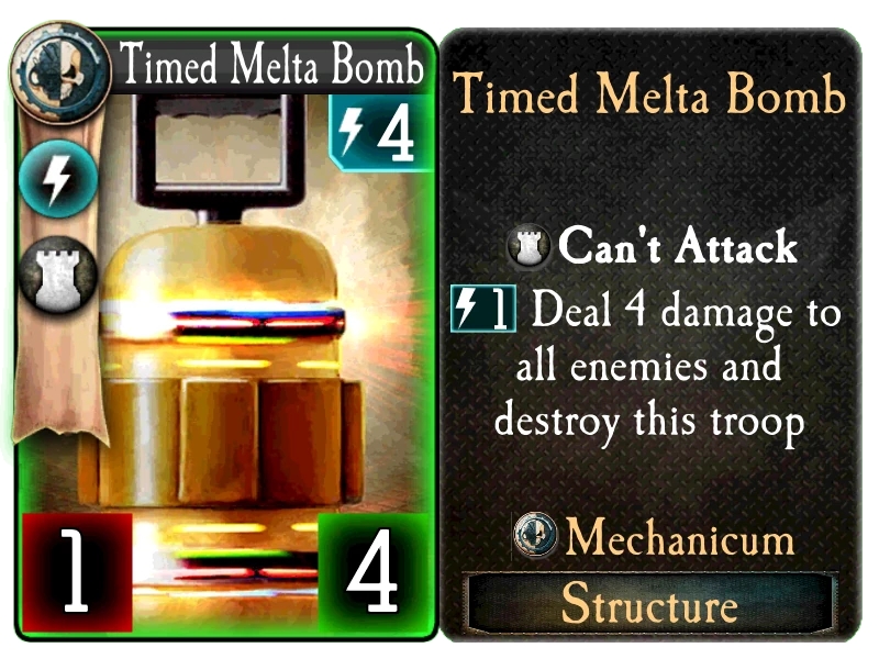 Timed Melta Bomb - Official Horus Heresy: Legions Wiki