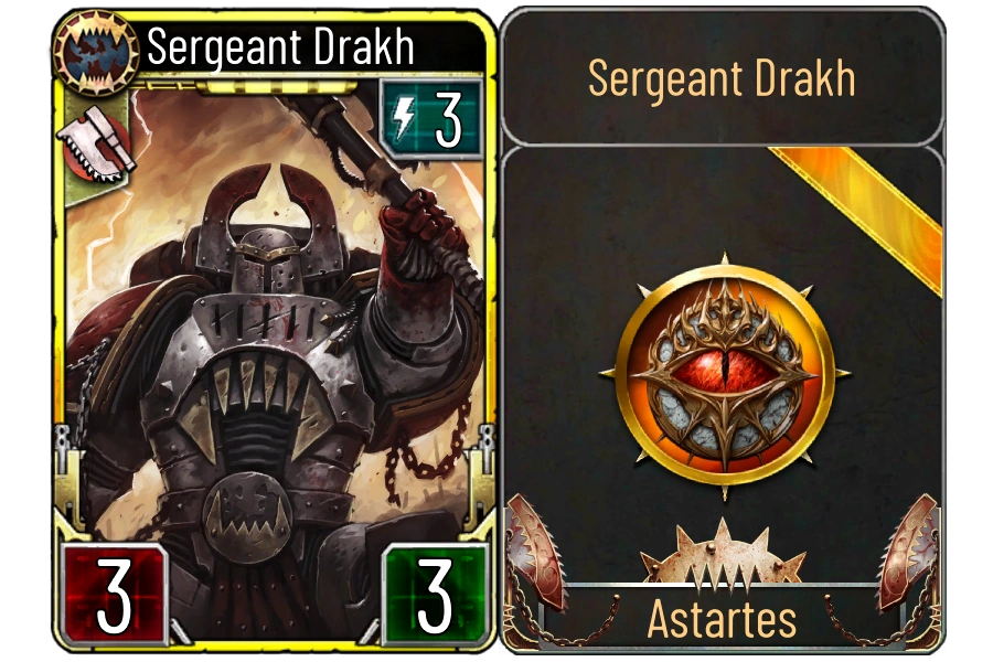 Sergeant Drakh - Official Horus Heresy: Legions Wiki