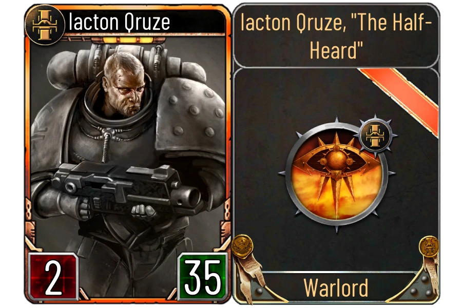 Iacton Qruze - Official Horus Heresy: Legions Wiki