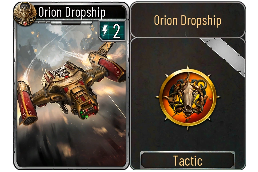 Orion Dropship - Official Horus Heresy: Legions Wiki