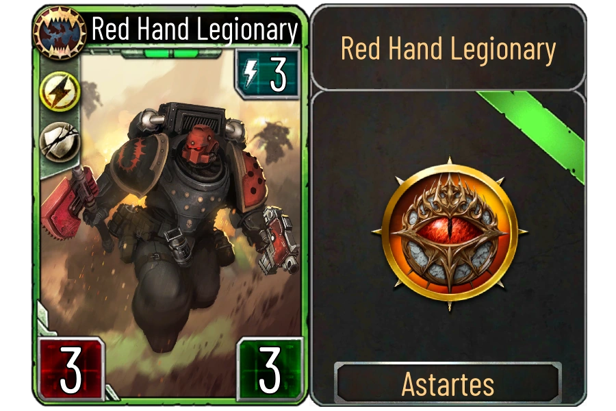 Red Hand Legionary - Official Horus Heresy: Legions Wiki